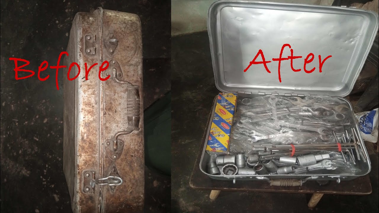 Old Aluminium Tool Box Restoration - YouTube