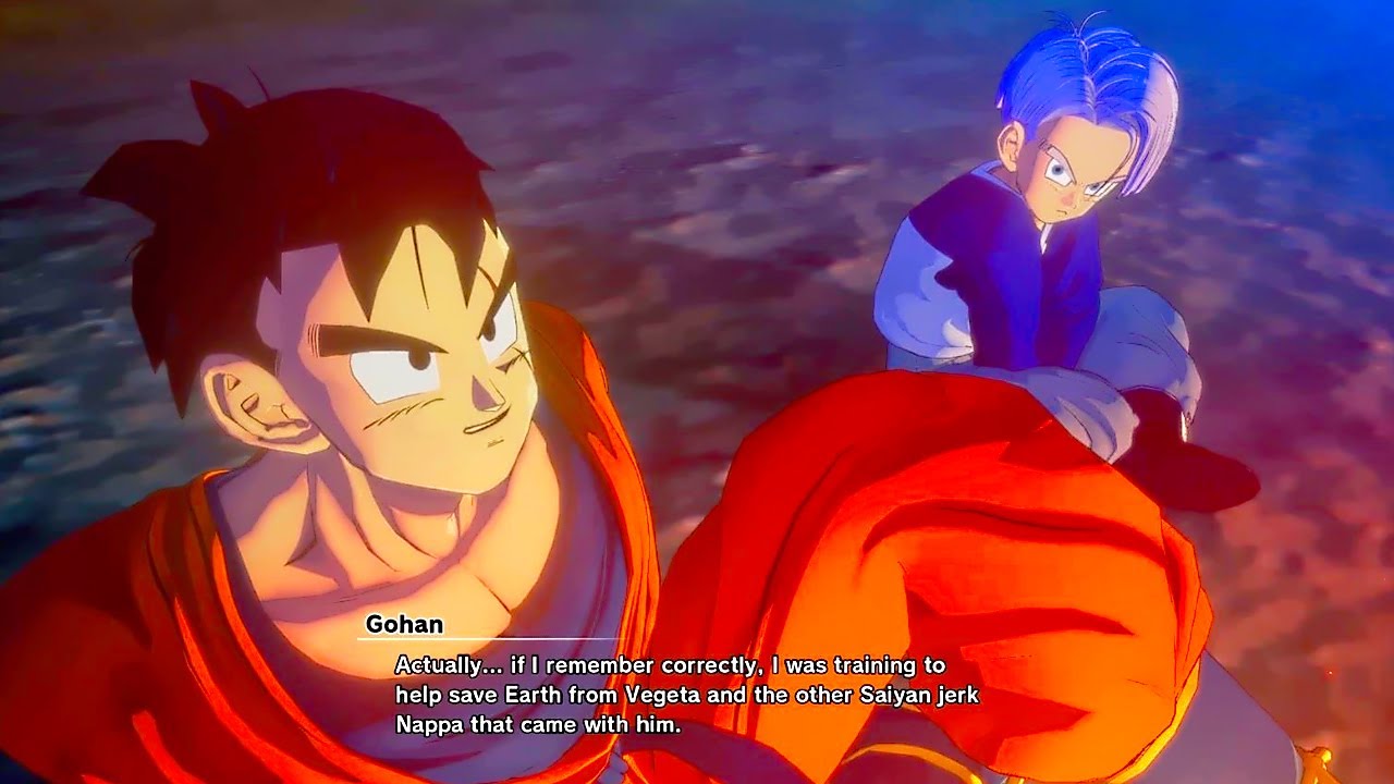 Future Gohan Tells Future Trunks About His Childhood - Dragon Ball Z ...