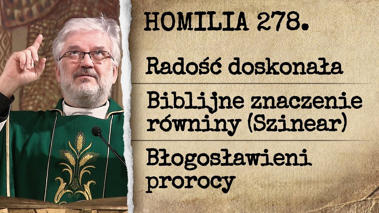 ks. Robert – homilia 278. - YouTube