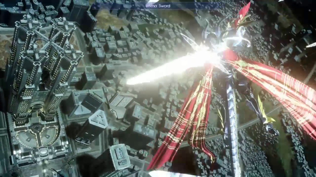 Final Fantasy XV: The Strongest Summon. Bahamut - Ultima Sword. - YouTube