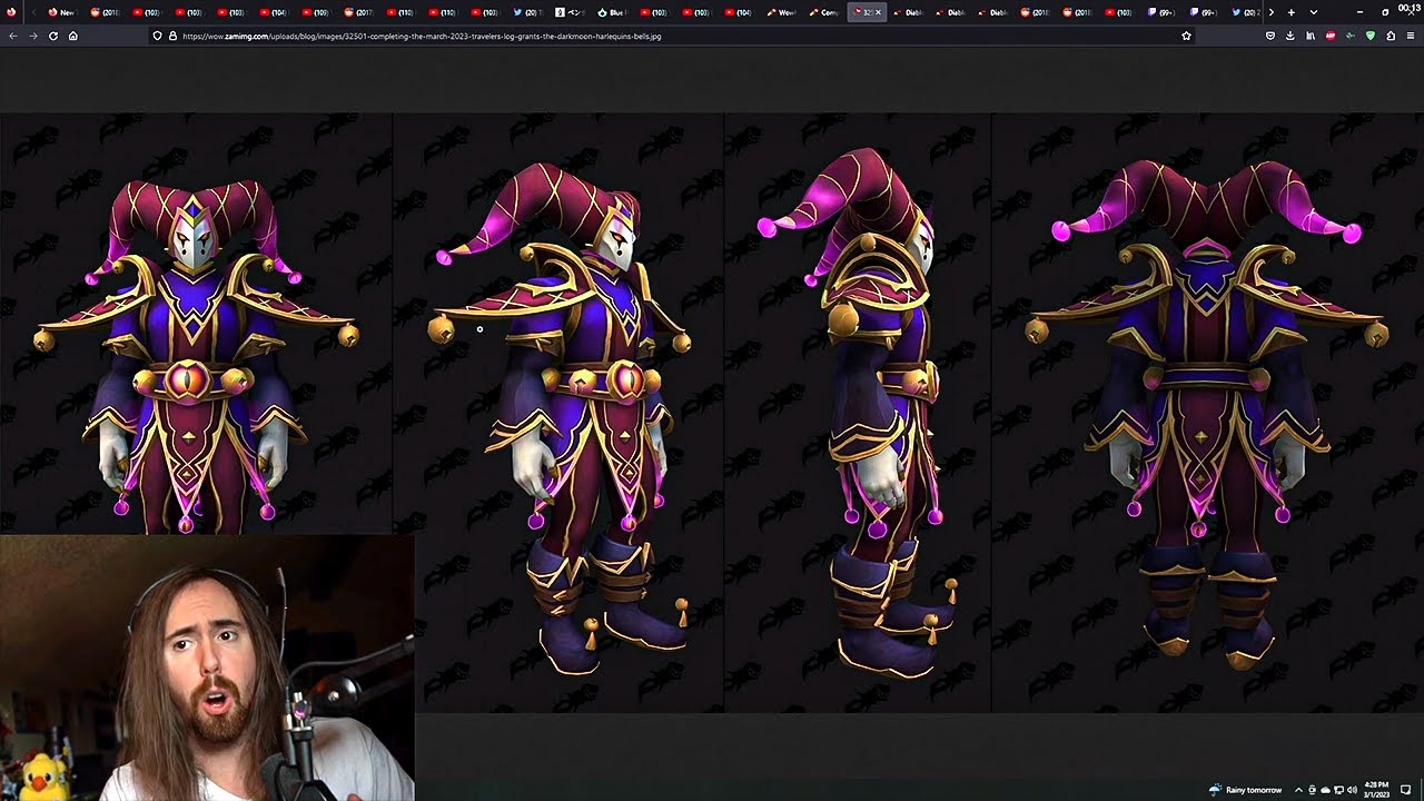 Asmongold Reacts to WoW Dragonflight New Clown Set - YouTube