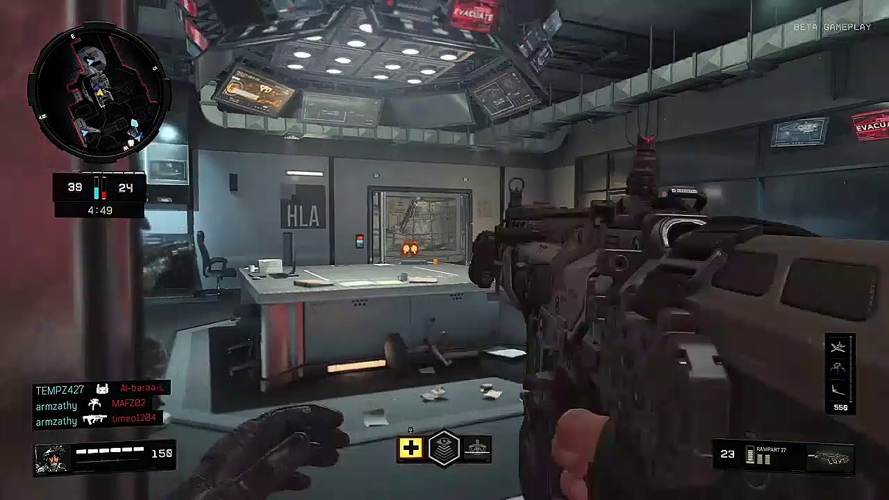 Bo4 beta gamplay rampart17 - YouTube