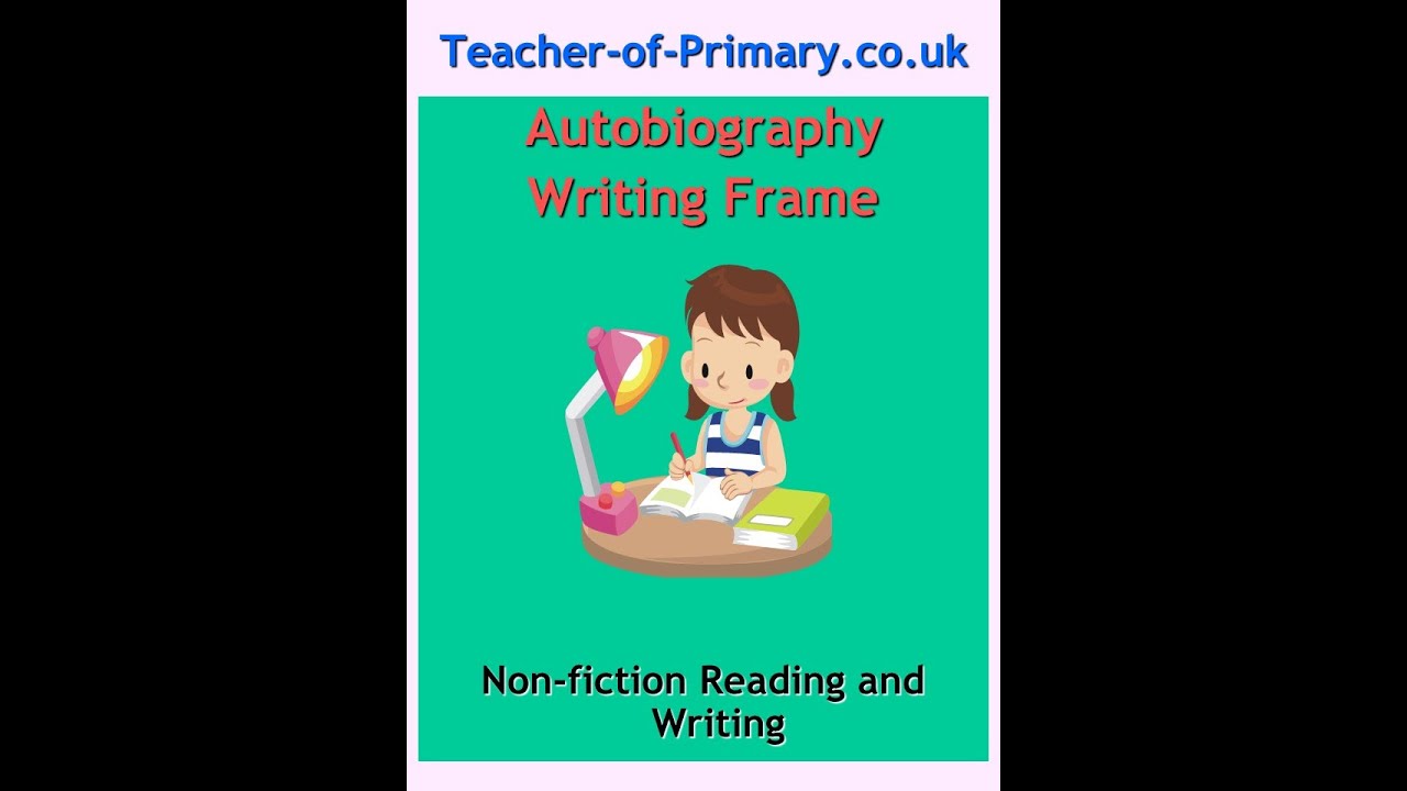 Autobiography writing frame - Teaching Resource - YouTube