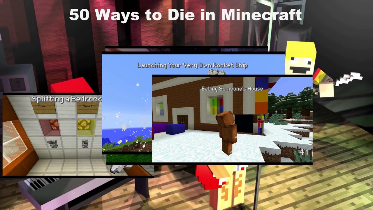 50 Ways to Die in Minecraft (Remix) - YouTube