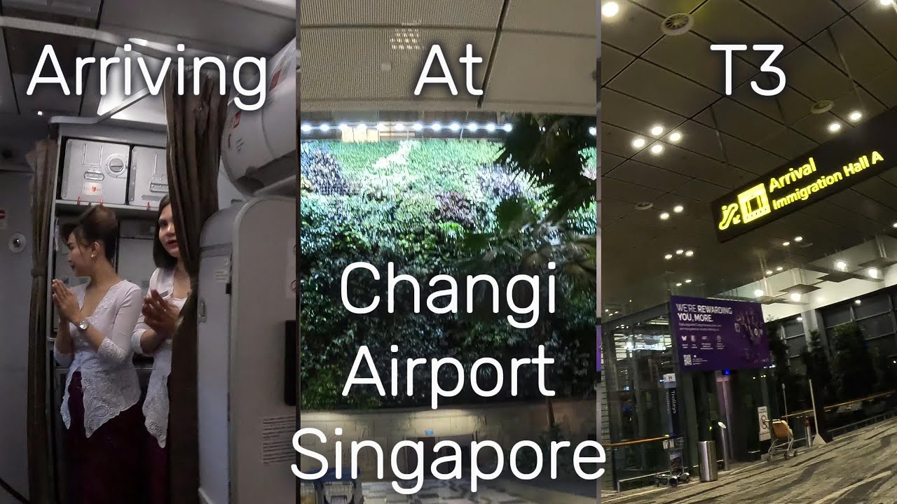 Arriving at T3 Changi Airport Singapore - YouTube