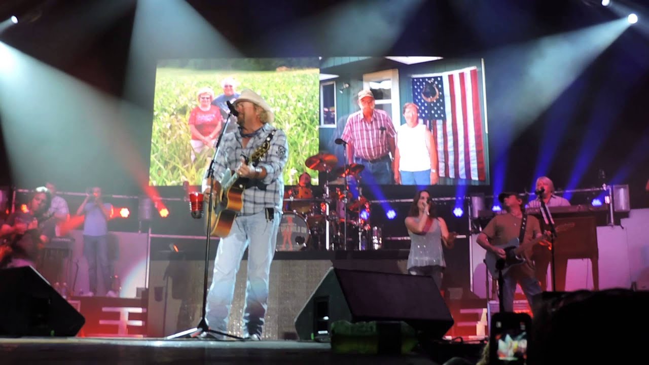 Toby Keith @ Allen County Fair Lima Ohio " Made in America " 8-23-14 ...