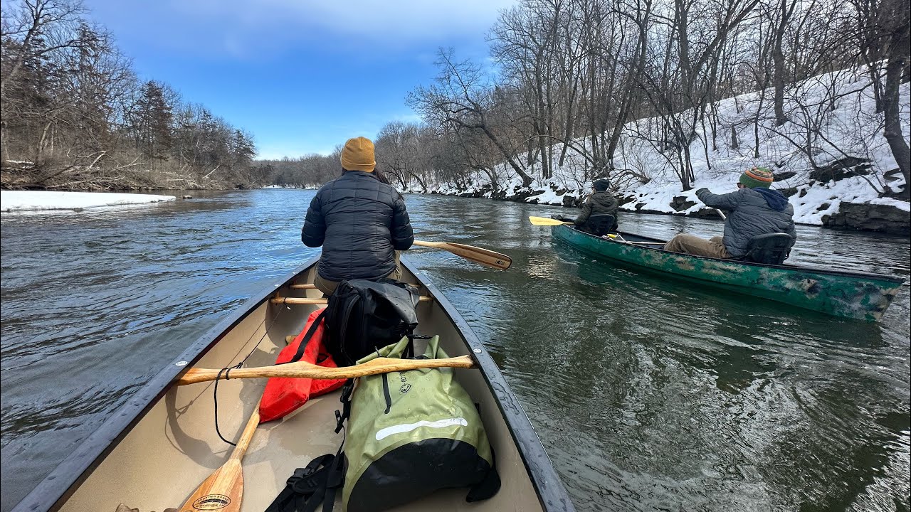 Canoeing The Cannon River in March - Geocache Findings, Antlers, and ...