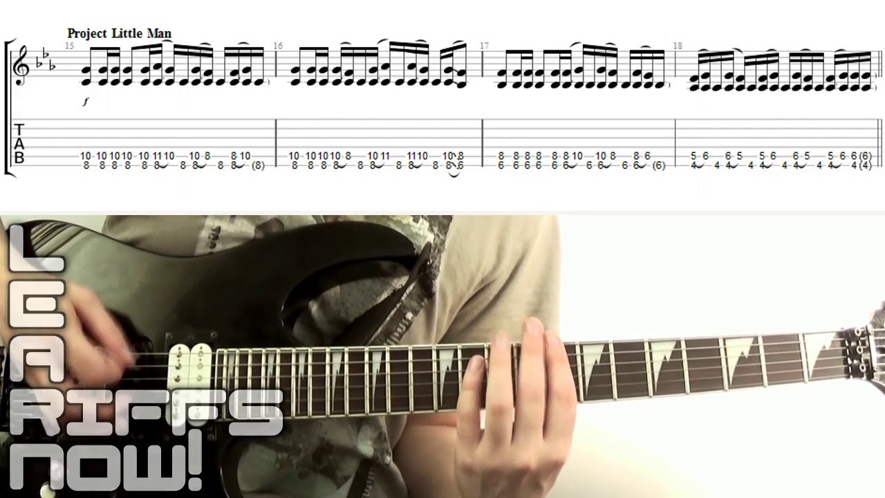 BUCKETHEAD Project Little Man Tab | Intro Riff - YouTube