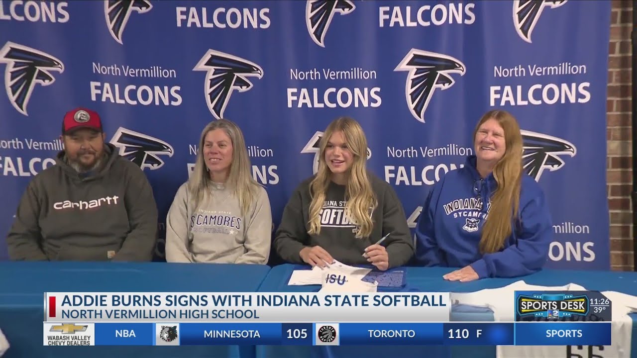 Addie Burns Signs With Indiana State Softball - YouTube