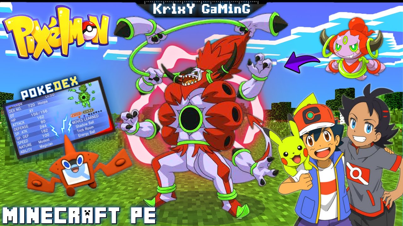 BEST PIXELMON MOD FOR MINECRAFT PE 1.19+ | NEW UPDATE | POKEMON MOD ...