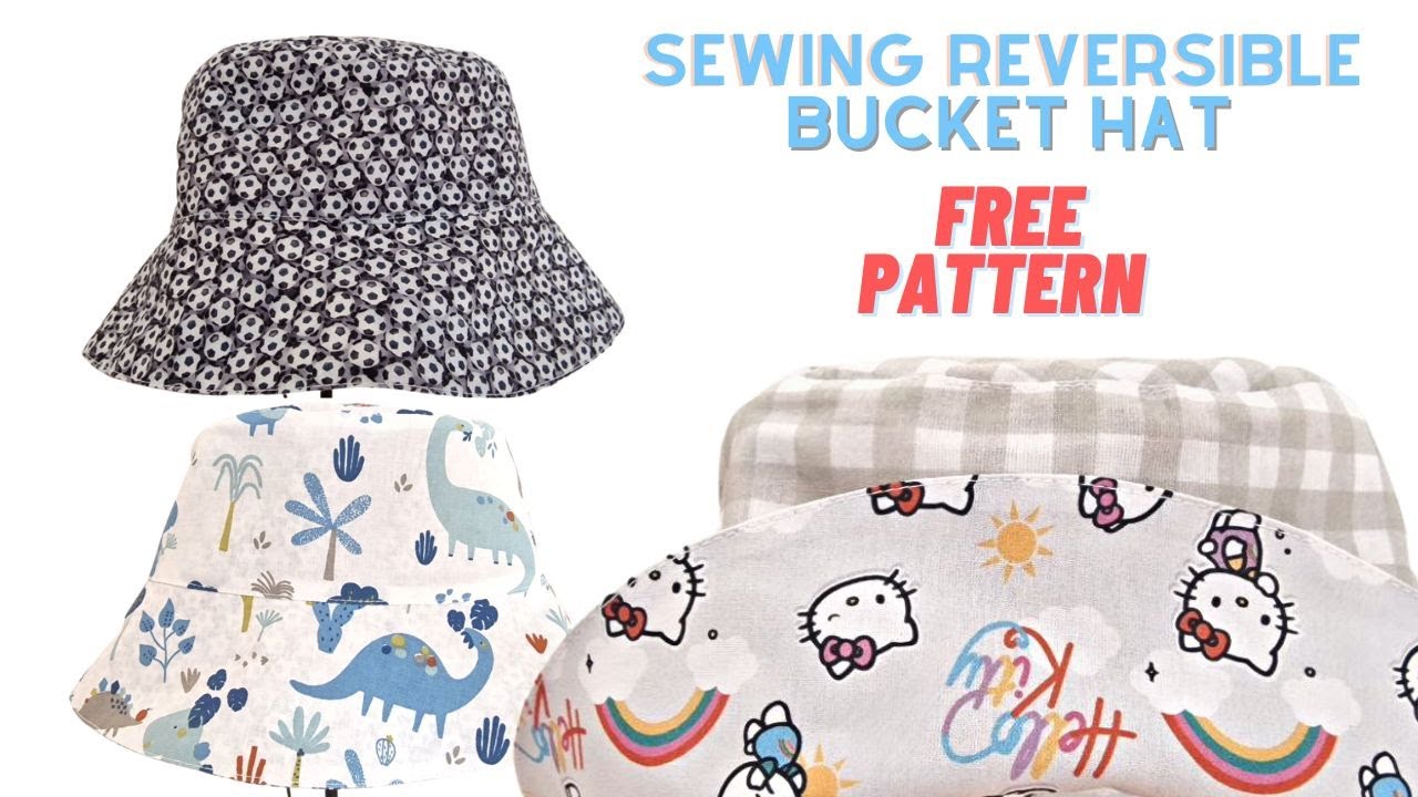 DIY Bucket Hat | Step by Step (Free Pattern) - YouTube