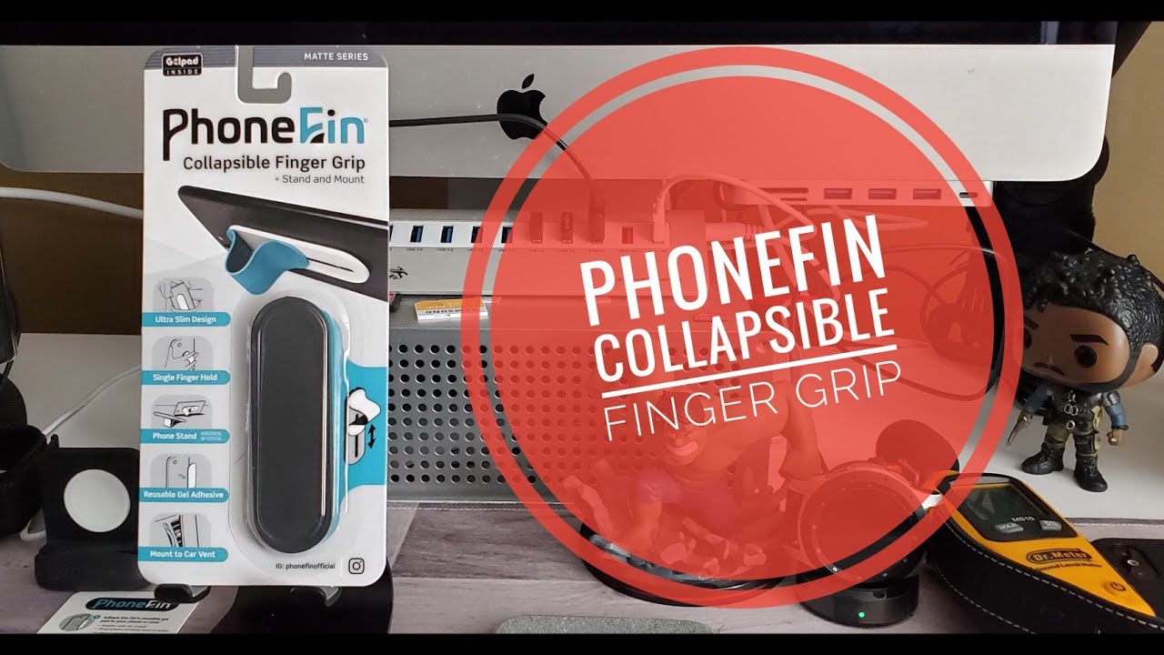 The Phone Fin Phone Grip - YouTube