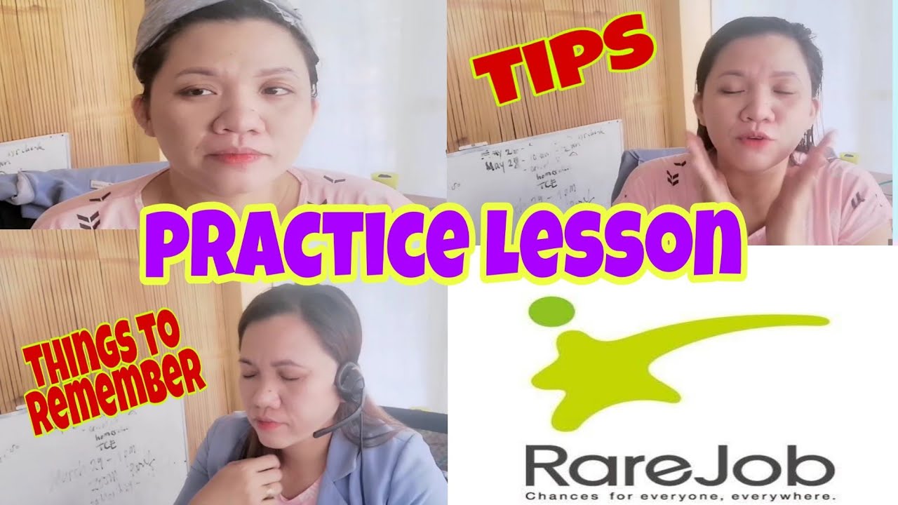 My Practice Lesson Experience in RareJob! ️ - YouTube