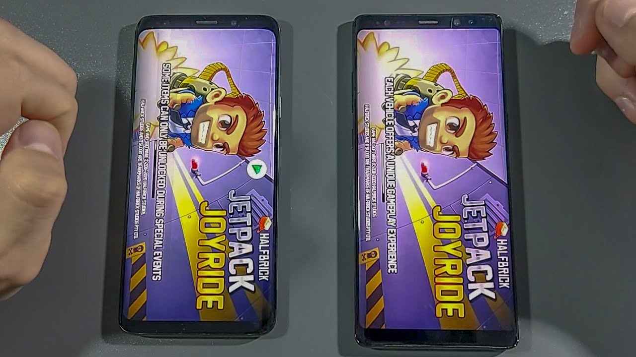 Samsung S9 Plus vs Note 8 Comparison Speed Test - YouTube