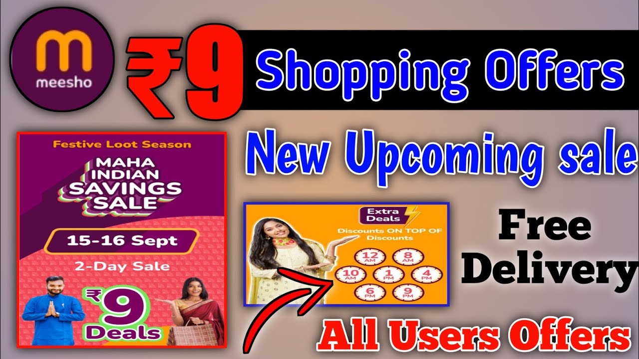 Meshoo ₹9 Sale | Meshoo new Upcoming sale | Fast Order Trick | # ...