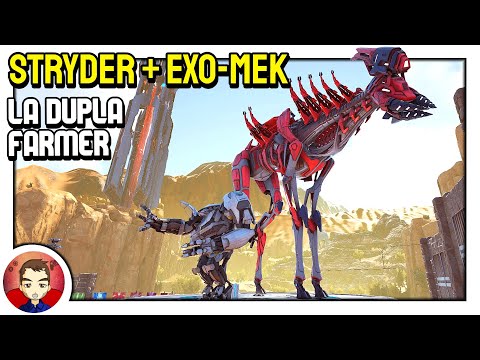 Así Farmeo en 2022 (Exo-Mek + Stryder) | ARK | Servidor Oficial - YouTube