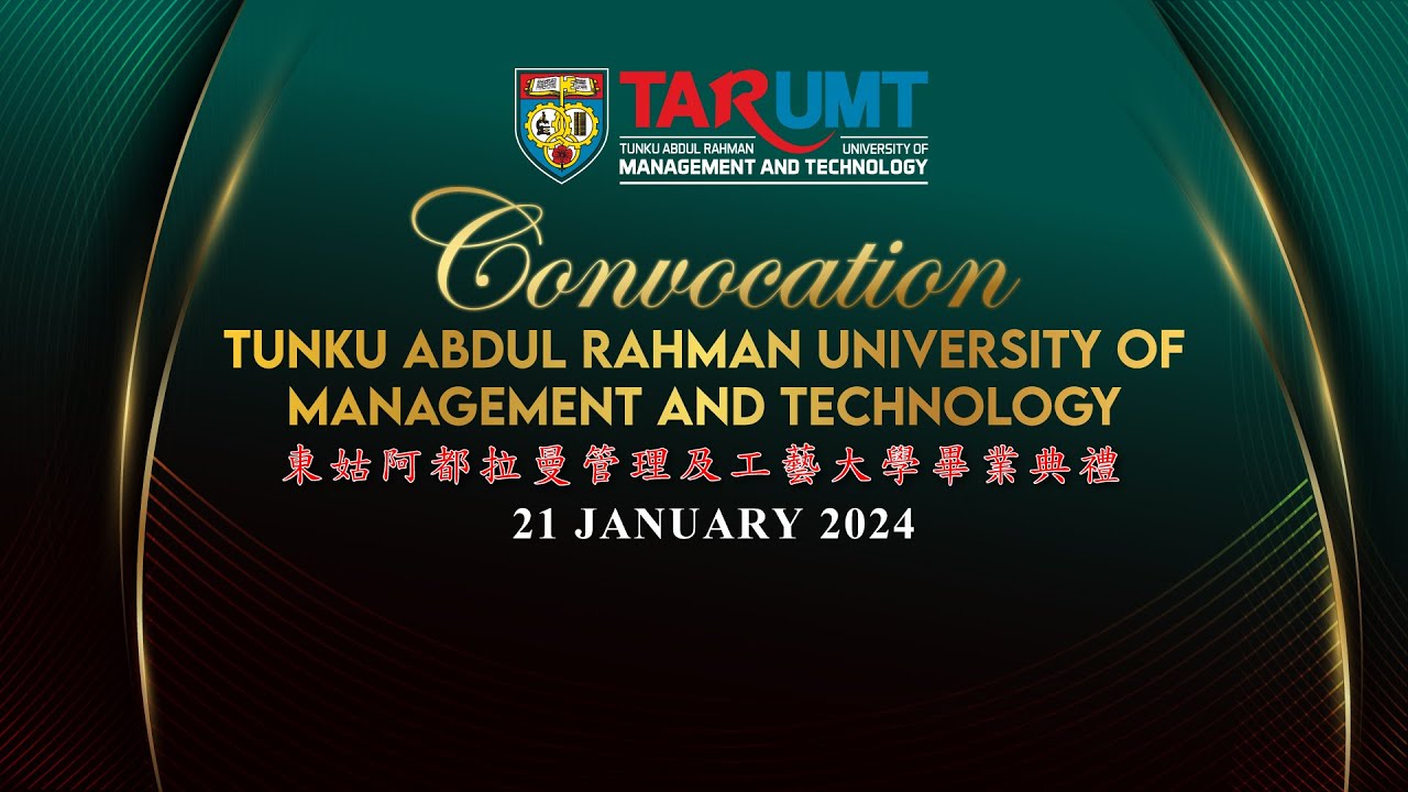[LIVE] TAR UMT Convocation – 21 January 2024 (Session 1) - YouTube