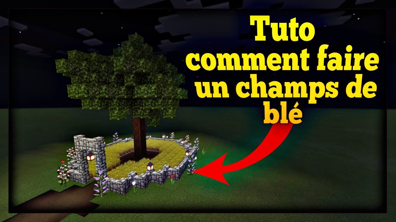 [TUTO] COMMENT FAIRE UN CHAMPS DE BLÉ DANS MINECRAFT - YouTube