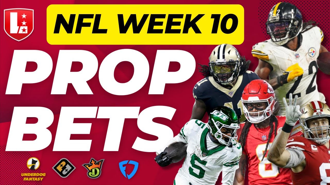 WEEK 10 NFL PLAYER PROPS | Top 5 NFL Player Prop Bets for Week 10 - YouTube