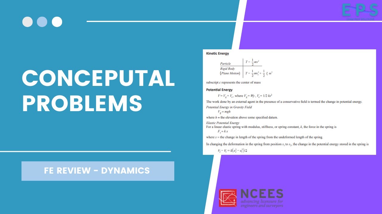 Conceptual Questions | FE CIVIL DYNAMICS - YouTube