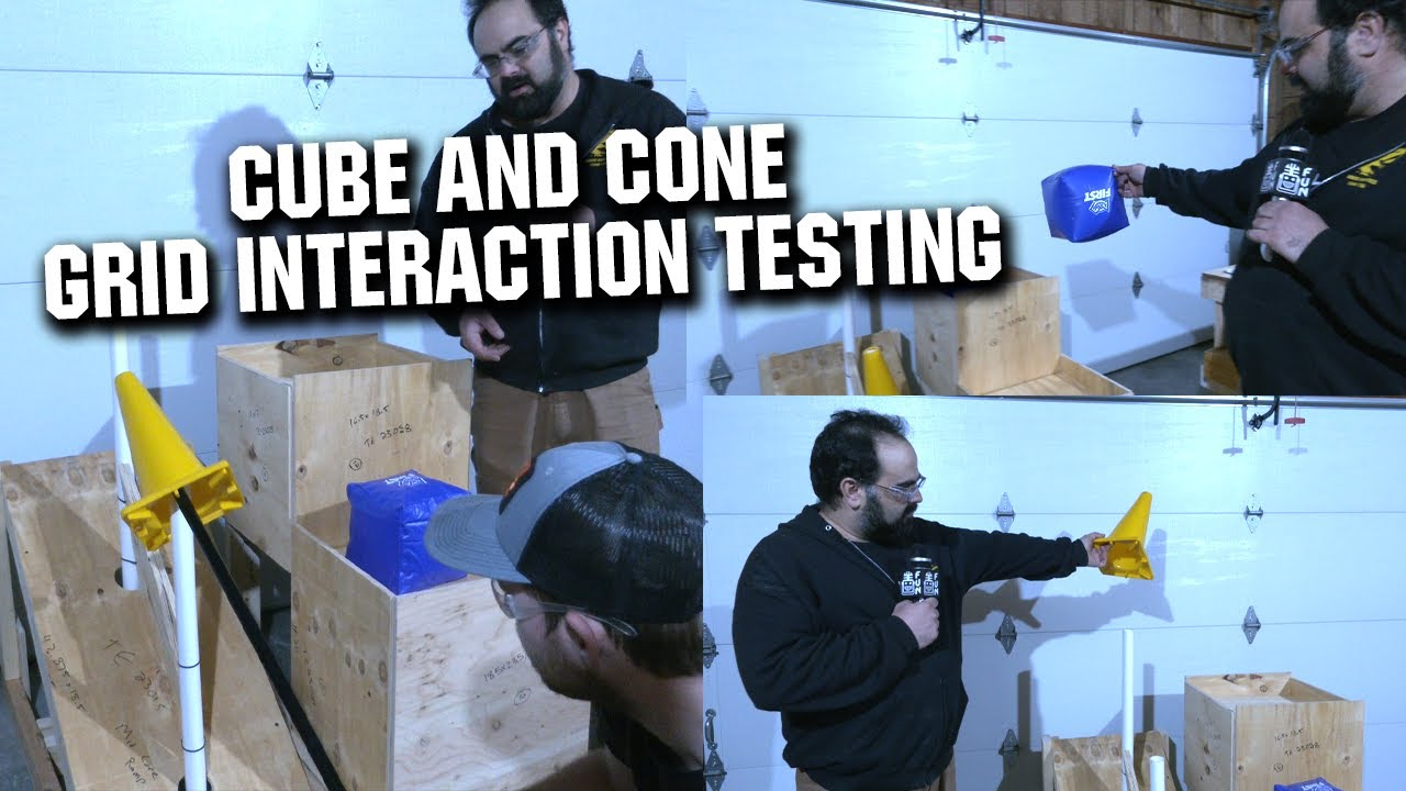 Cube and Cone Grid Interaction Testing | Ri3D Redux Charged Up 2023 ...