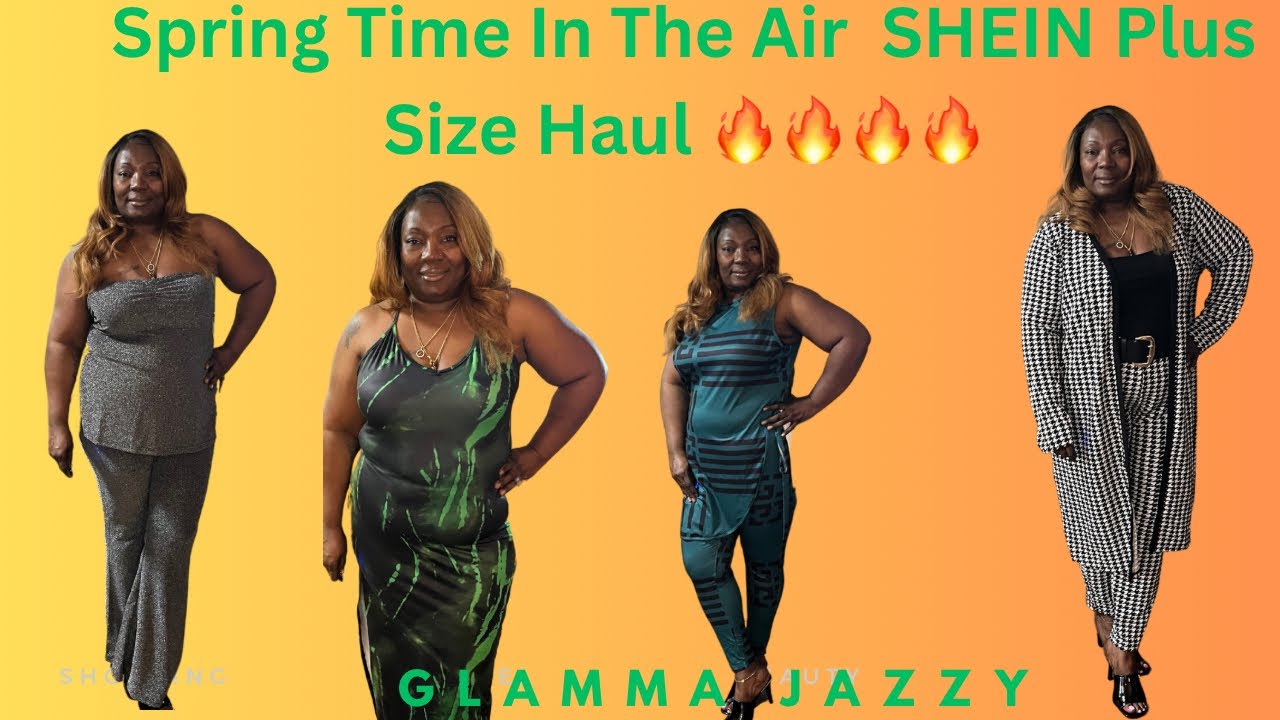 SHEIN FASHION SPRING TIME 2x Plus Size Try On Haul 👍🏽👍🏽👍🏽👍🏽👍🏽 - YouTube