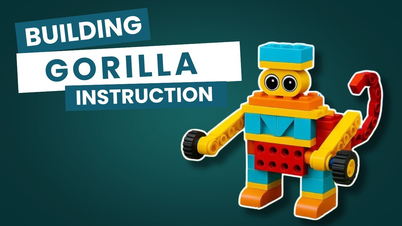 BUILDING INSTRUCTION DUPLO - I Built a LEGO Gorilla Model - YouTube