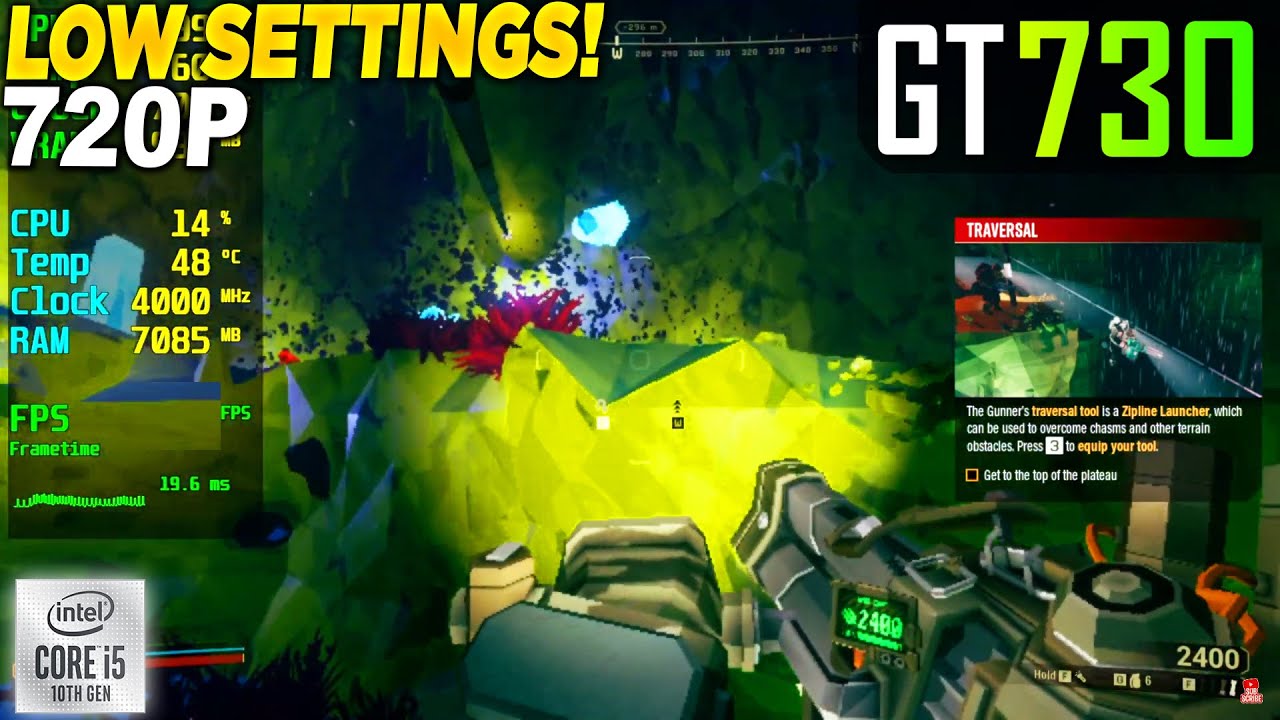 Deep Rock Galactic GT 730 - 720p Low, - YouTube