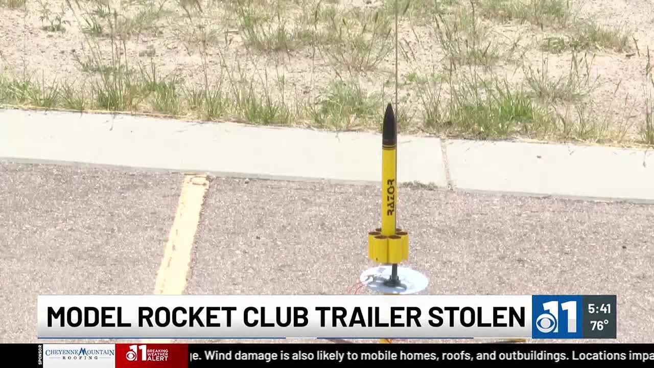 Model rocket club trailer stolen - YouTube