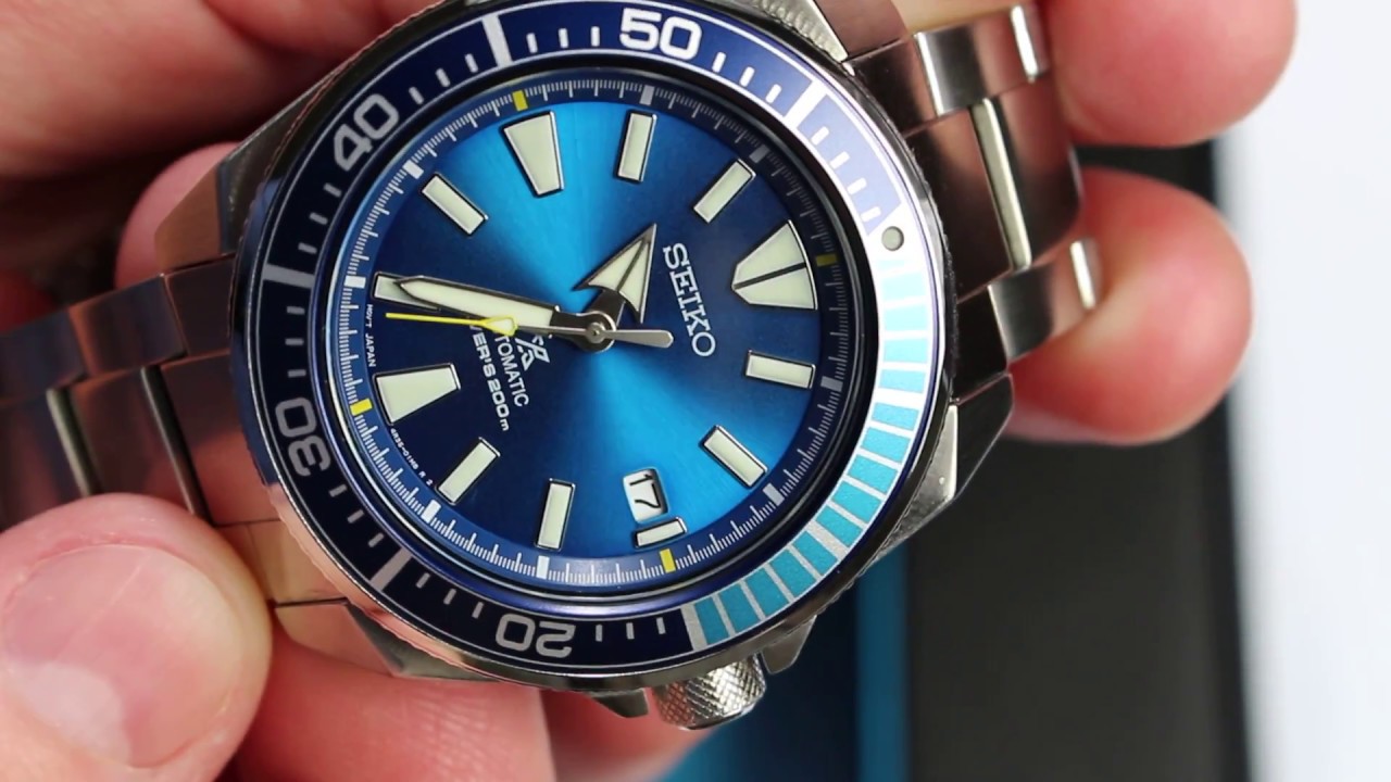 Seiko Prospex Samurai Limited Edition Diver Watch Review Part 1 - YouTube
