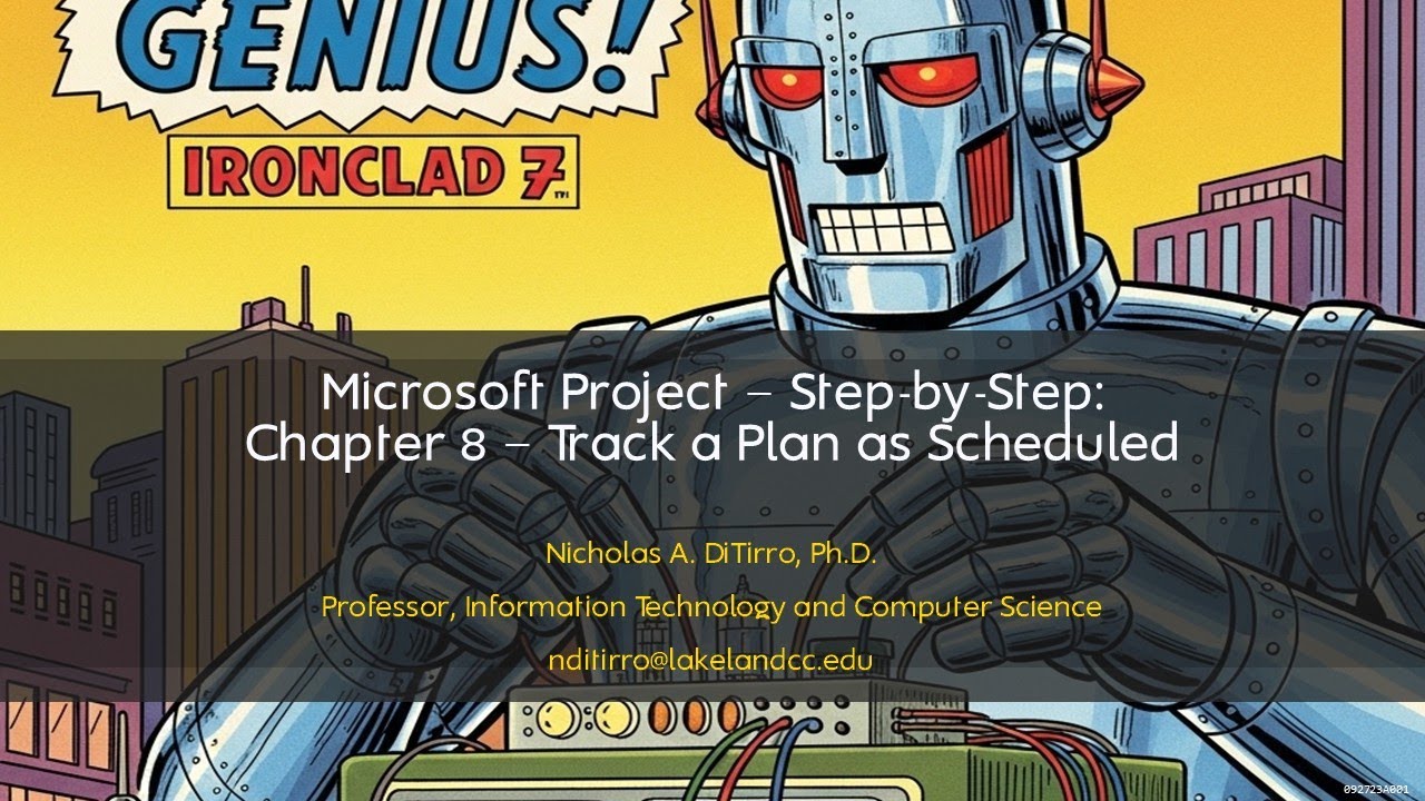 Microsoft Project Step by Step | Chapter 8: Track a Plan as Scheduled ...