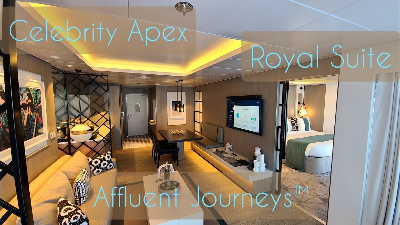 Celebrity Apex Royal Suite Tour - YouTube