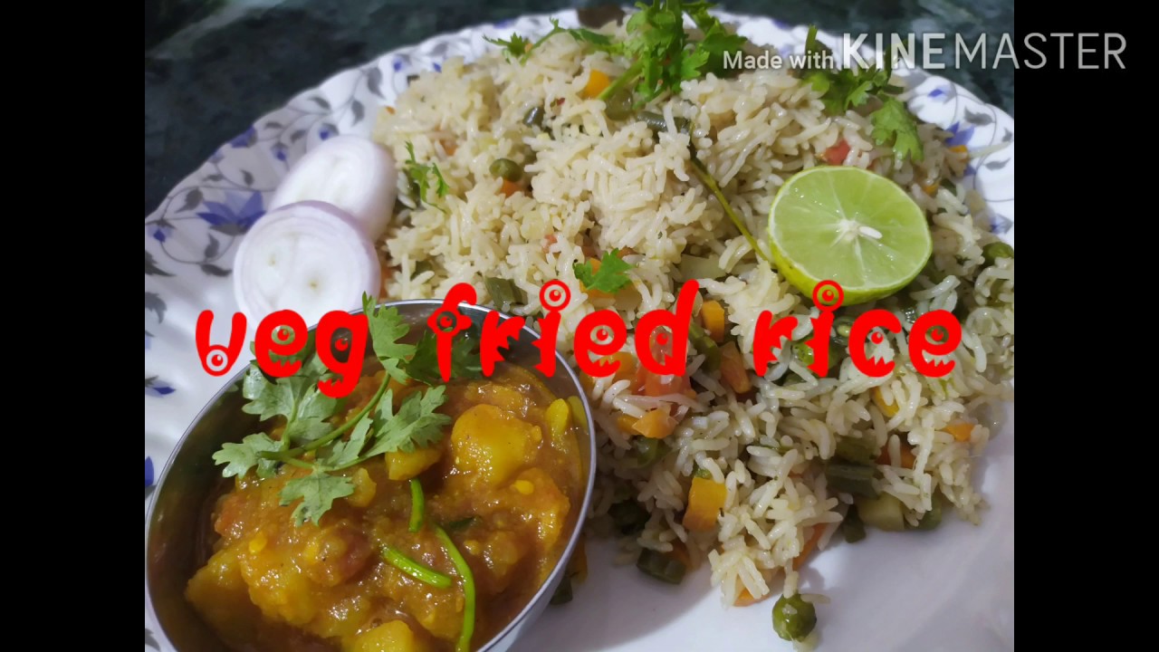 Veg fried rice#The yummy 😋 and simple fried rice - YouTube