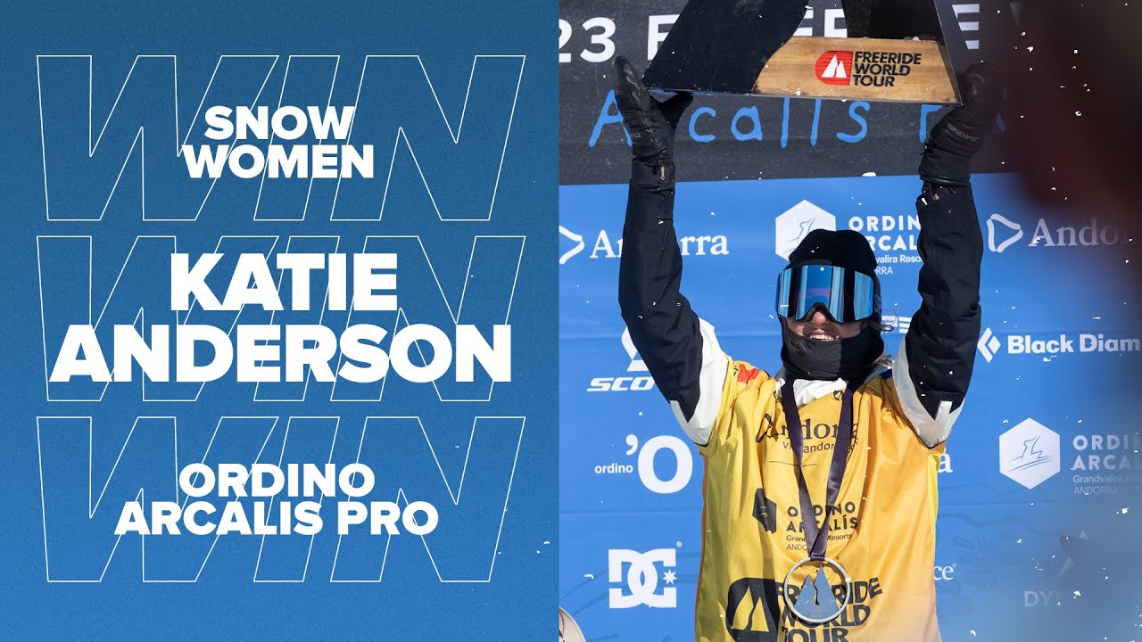 Katie Anderson Winning Run I FWT23 Ordino Arcalís Pro - YouTube