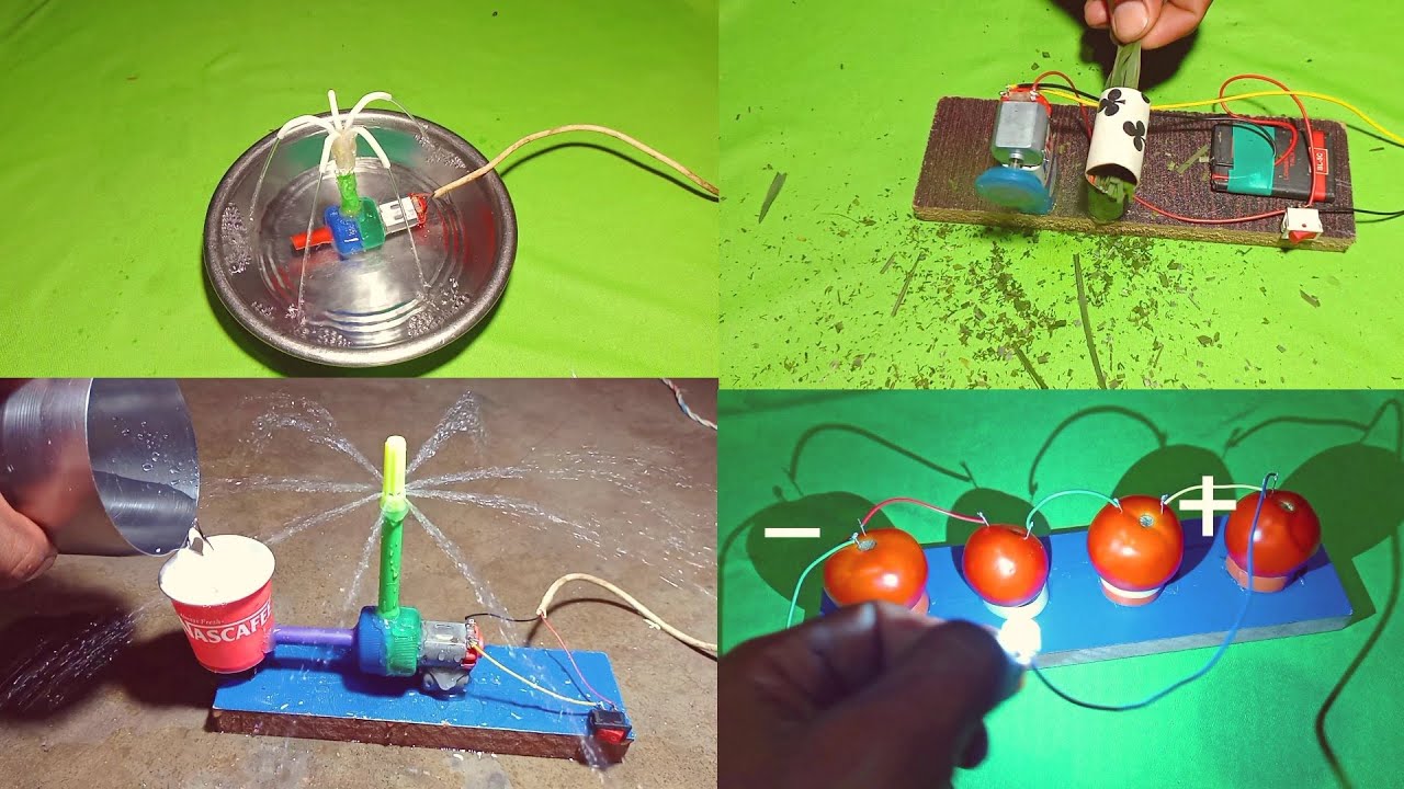 5 special video, grass cutter machine, amazing water pump, free energy ...