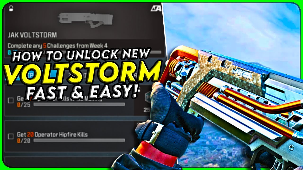How To Unlock New VOLTSTORM Fast & Easy!! MW3 Multiplayer - YouTube