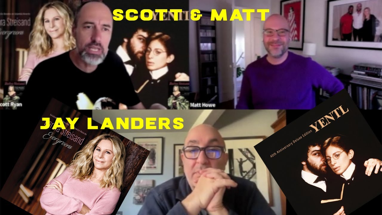 Scott & Matt w/ Jay Landers: Evergreens & Yentl 40th CDs/LPs - YouTube