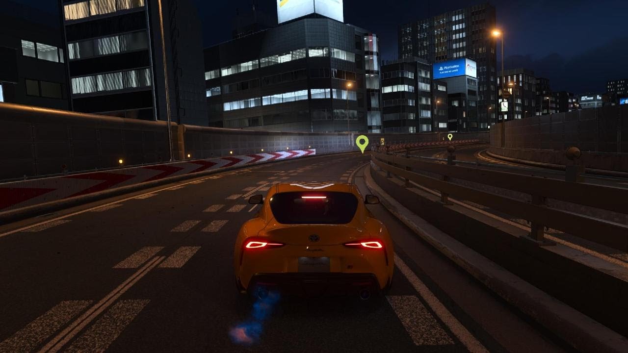 Toyota Supra spitting flames - YouTube