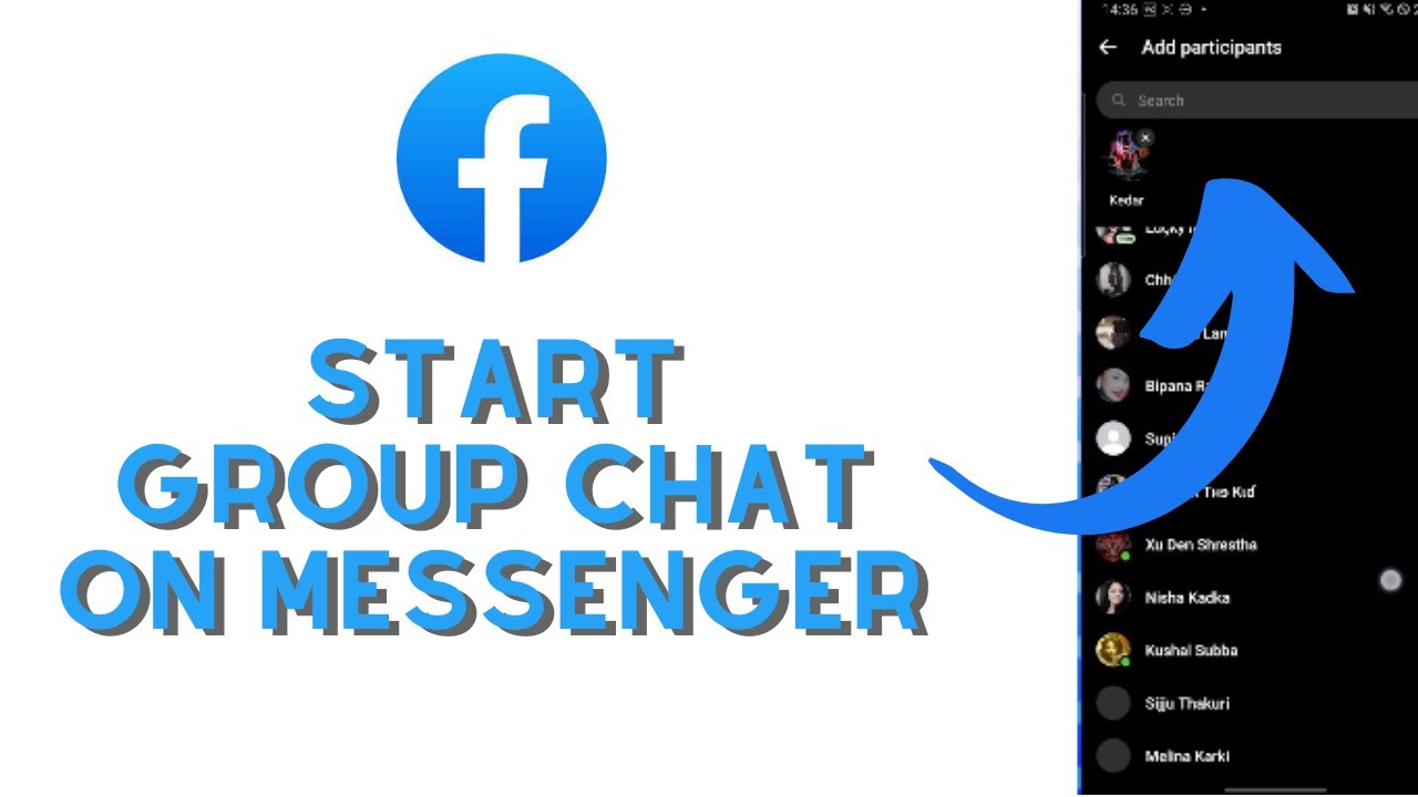 How to Create Group Chat in Facebook Messenger Android? Make Group Chat ...