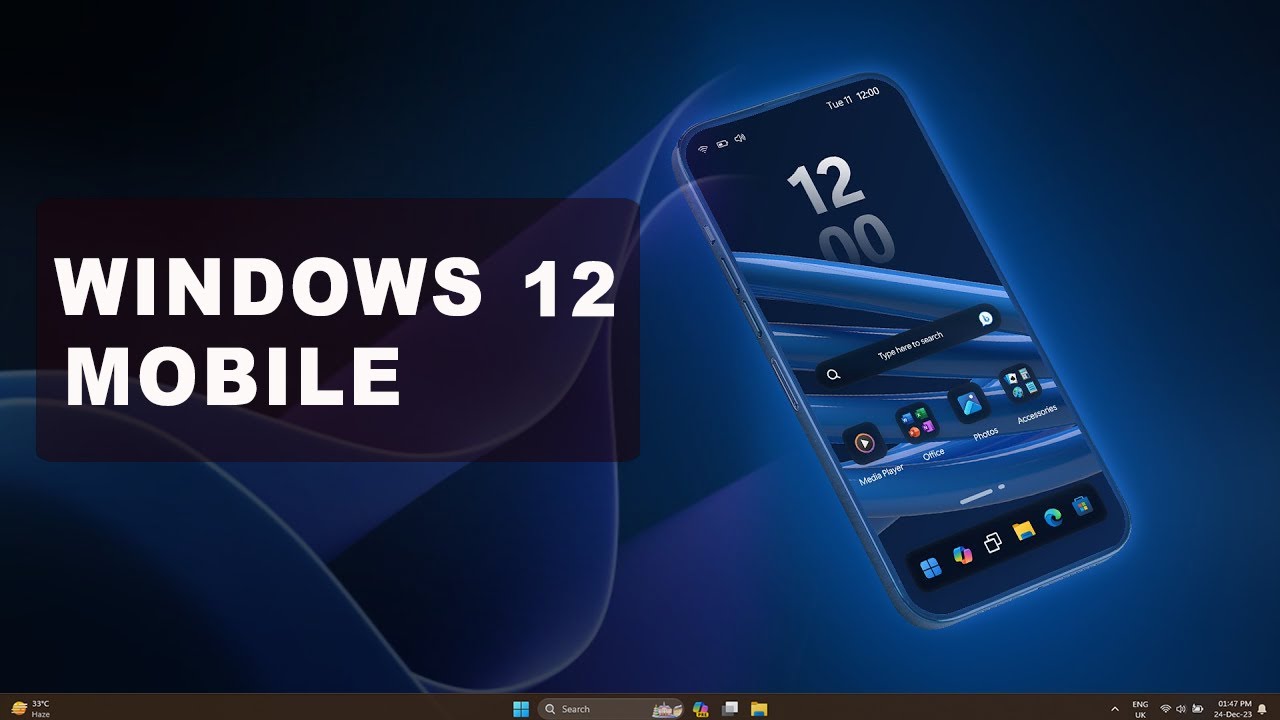 Introducing The New Windows 12 Mobile (Concept) - YouTube