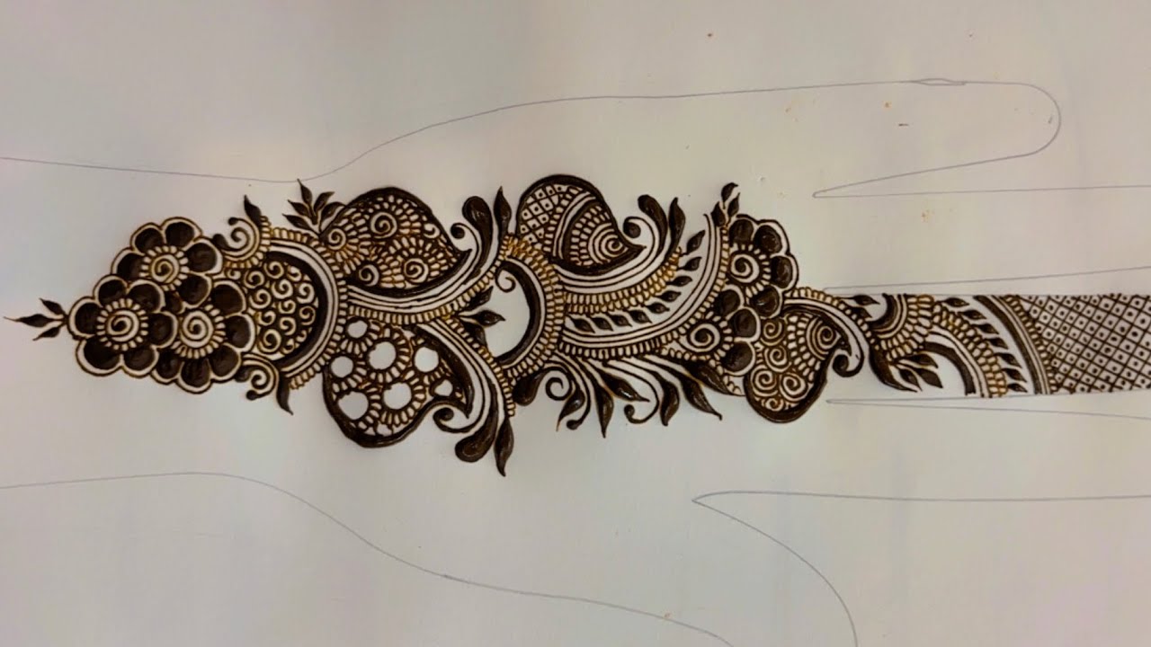 Stylish Bell Mehndi Design | Modern & Traditional Henna Art || - YouTube