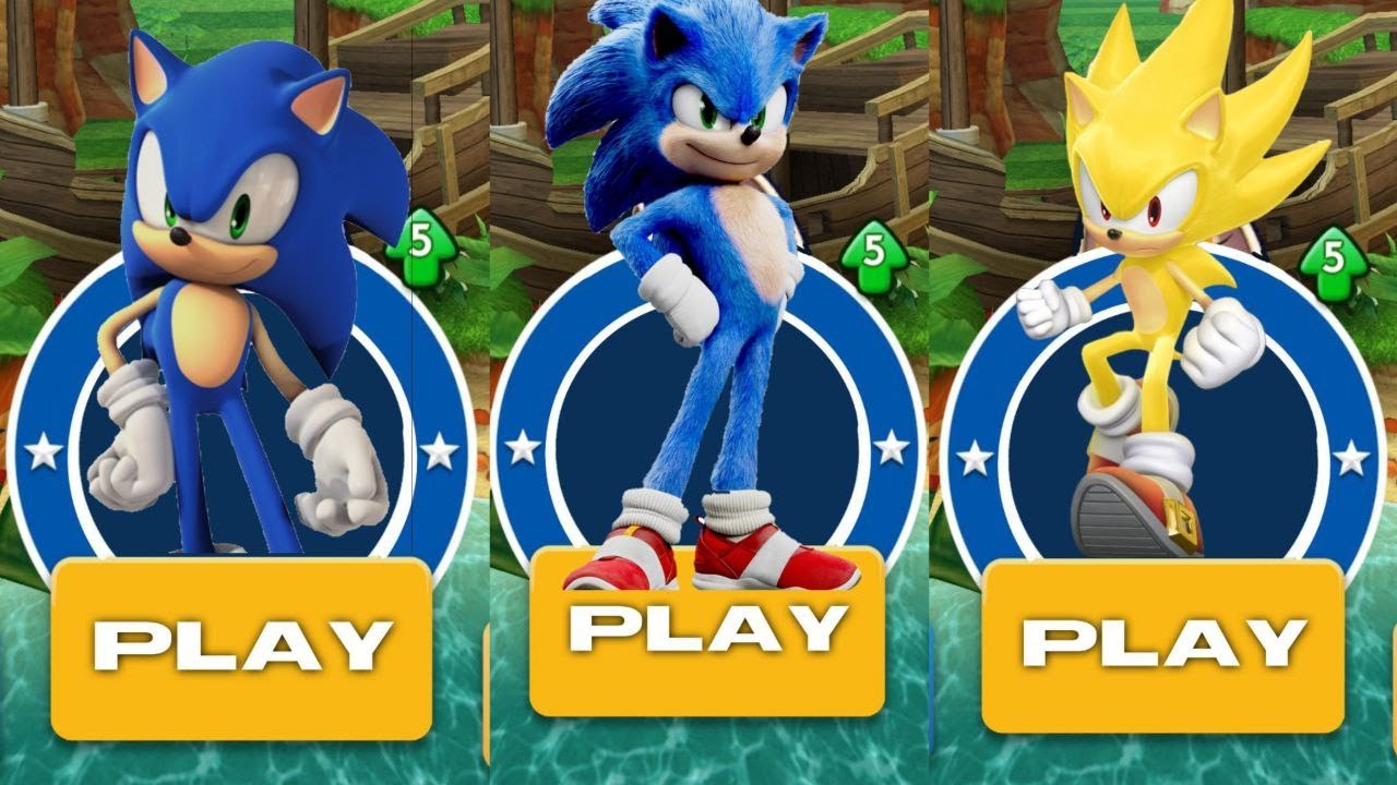 SONIC VS SONIC FROM FILM VS SUPER SONIC. WHICH GAME IS BETTER? - YouTube