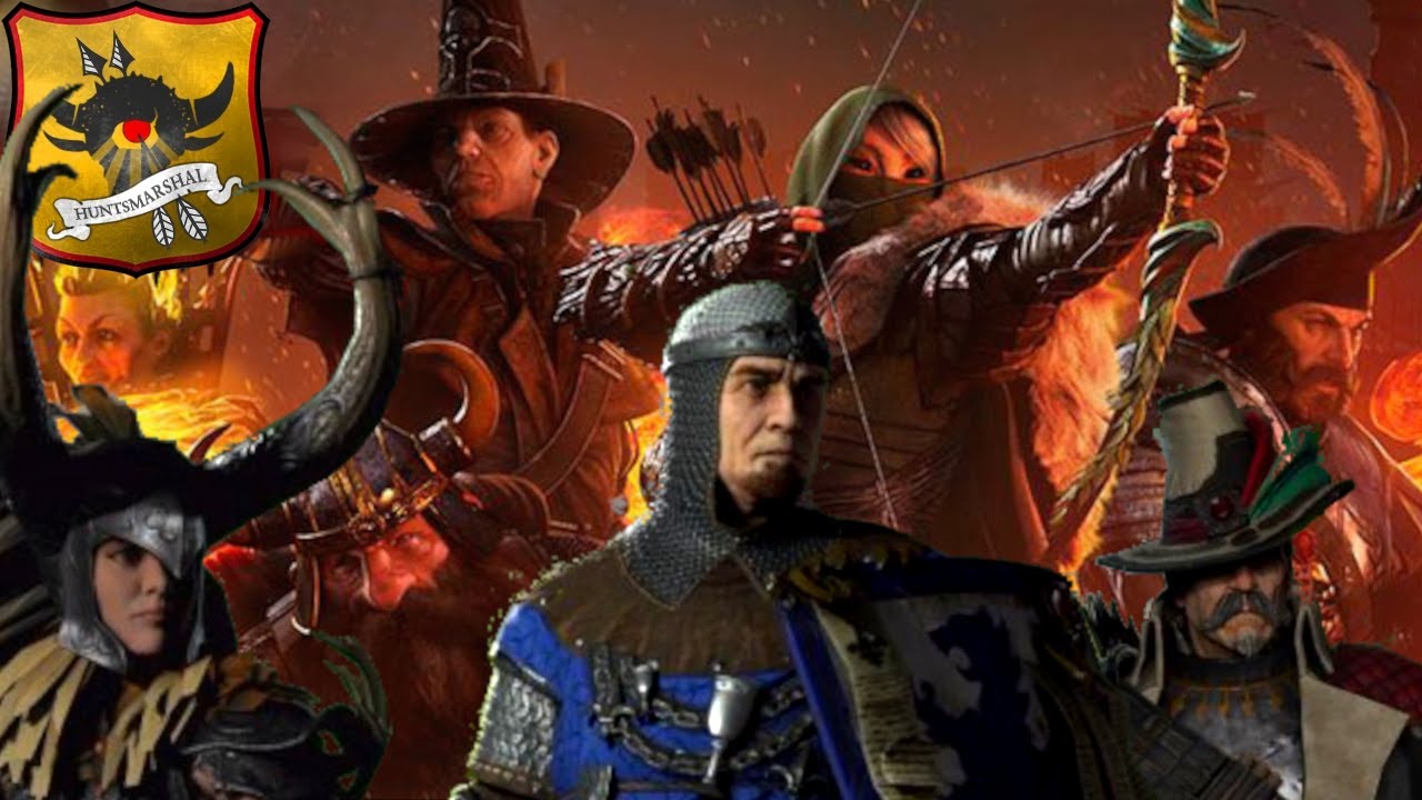 Ubersreik 5 + All the Wulfhart Heroes | Legendary Total War : Warhammer ...