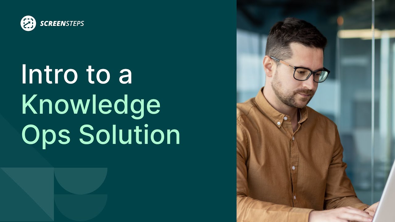 What is the ScreenSteps Knowledge Ops Solution? - YouTube