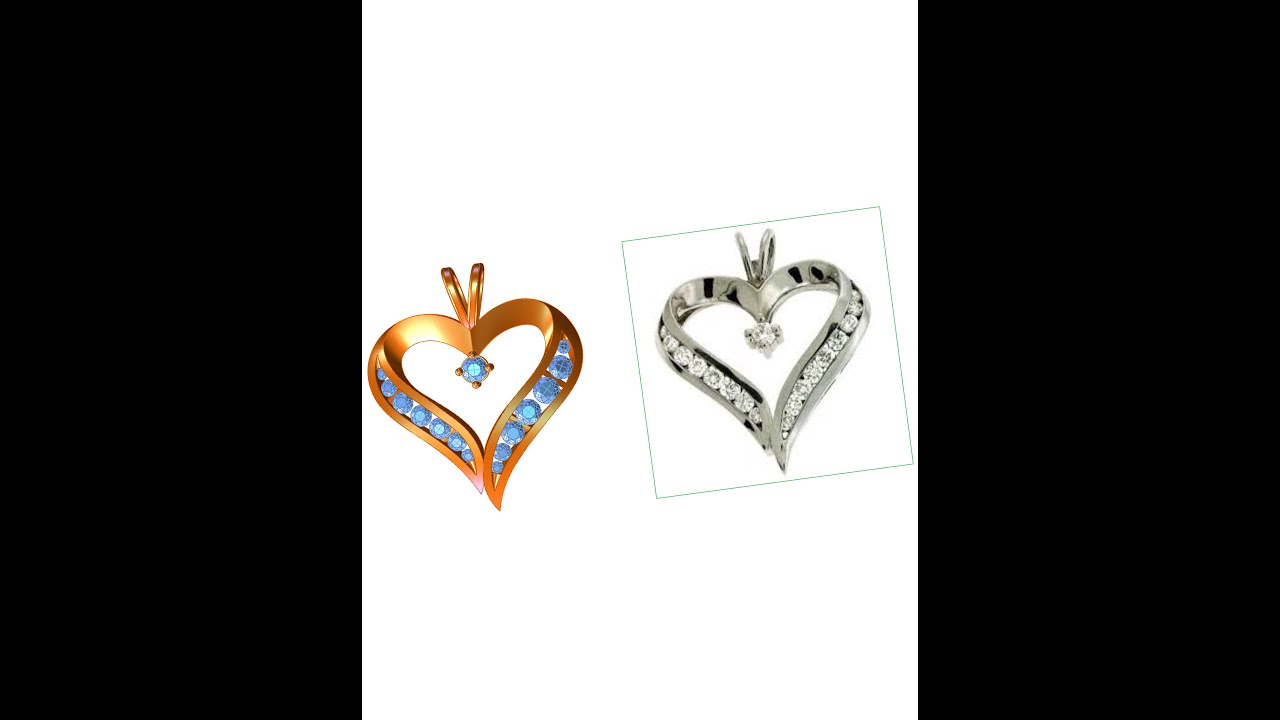 #How to Make Channel Setting in Twist Pendent in Matrix9 #cad #Heart ...