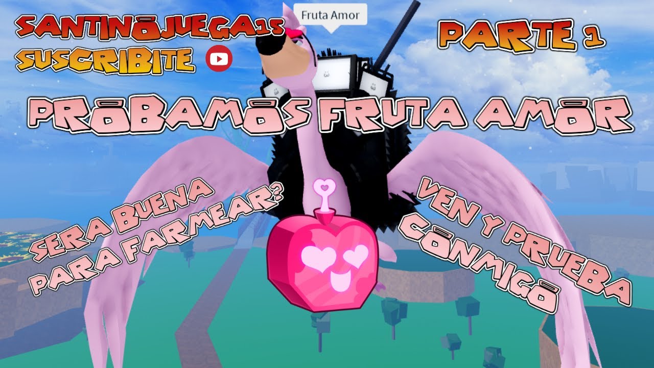 PROBANDO FRUTA AMOR EN BLOX FRUIT - ¿VALE LA PENA? 🤔 - YouTube