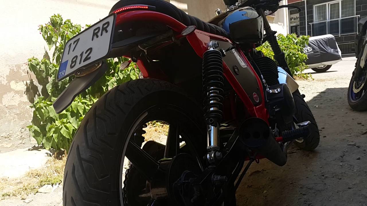 Skygo SG 250 Cafe Racer Start Up - YouTube