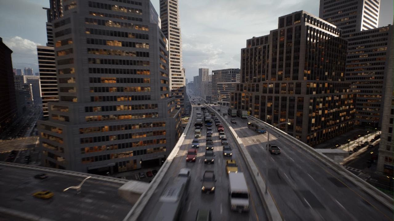 The Matrix Awakens: An Unreal Engine 5 Traffic jam Part 2 - YouTube