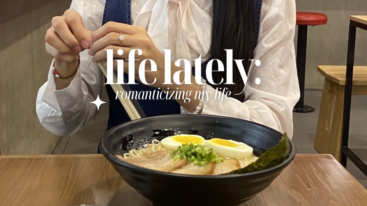 life lately 🍜: romanticizing my life | cleaning my room, f2f classes ...