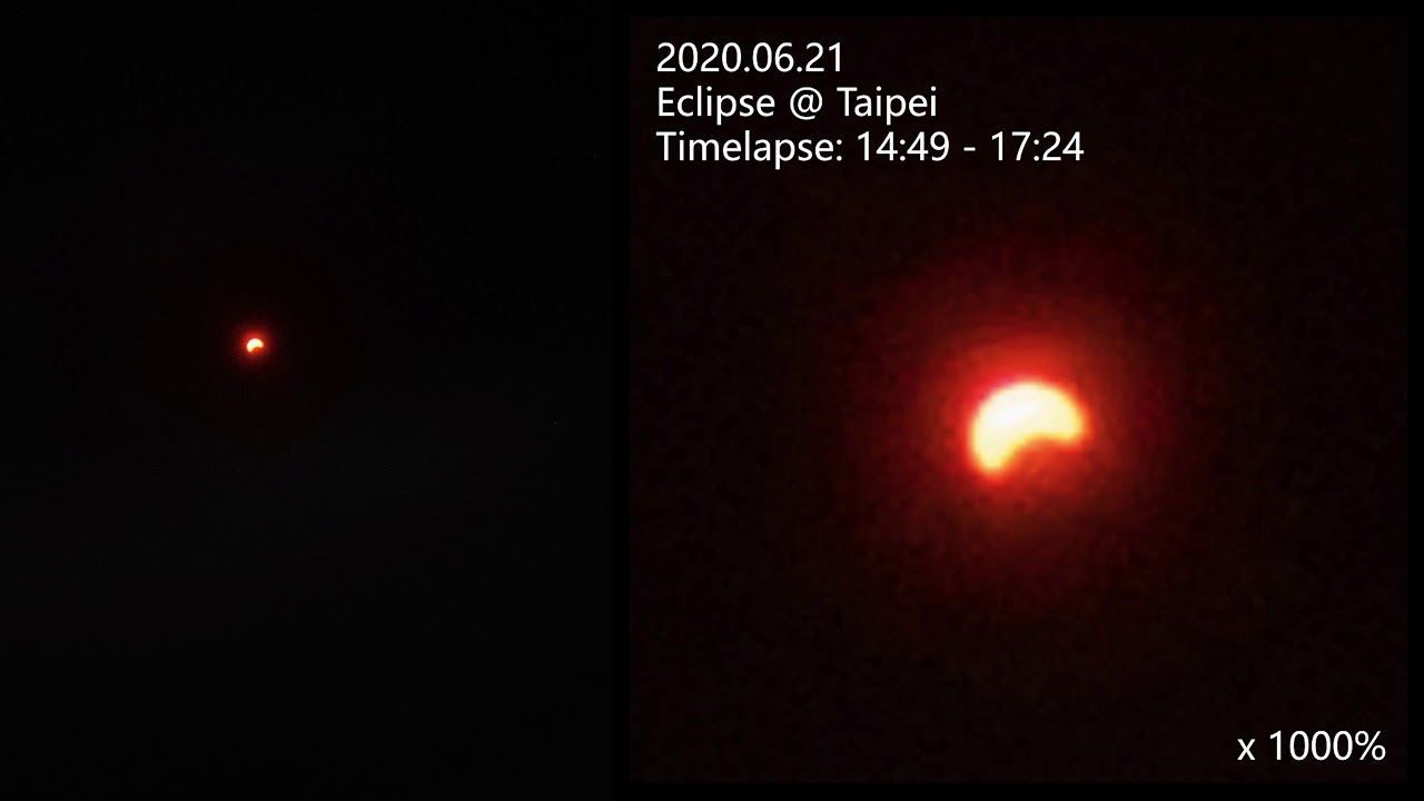 Gopro 7 Eclipse: Taipei 20200621 - YouTube